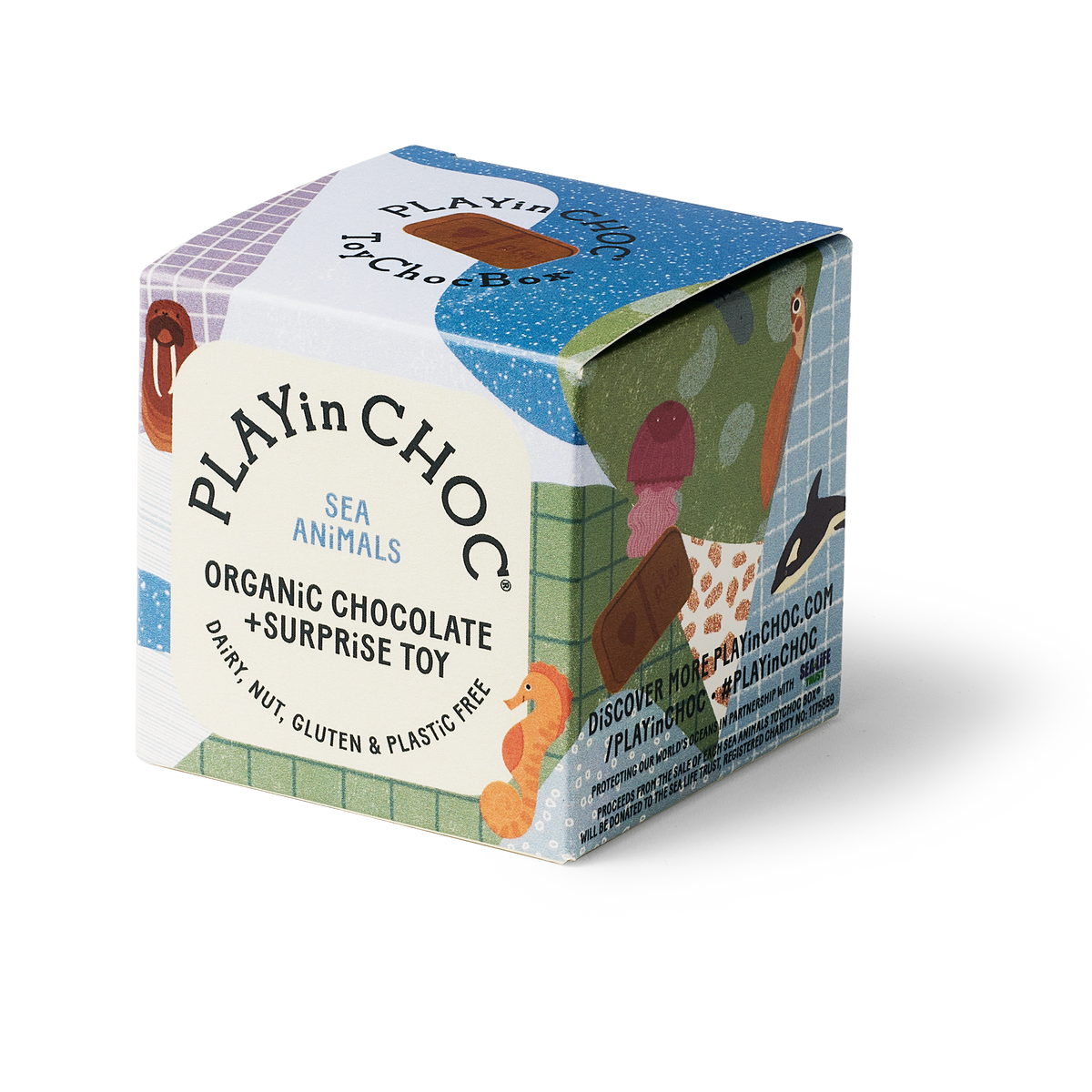 ToyChoc Box® Sea Animals | Allergen-Free Chocs – PLAYin CHOC