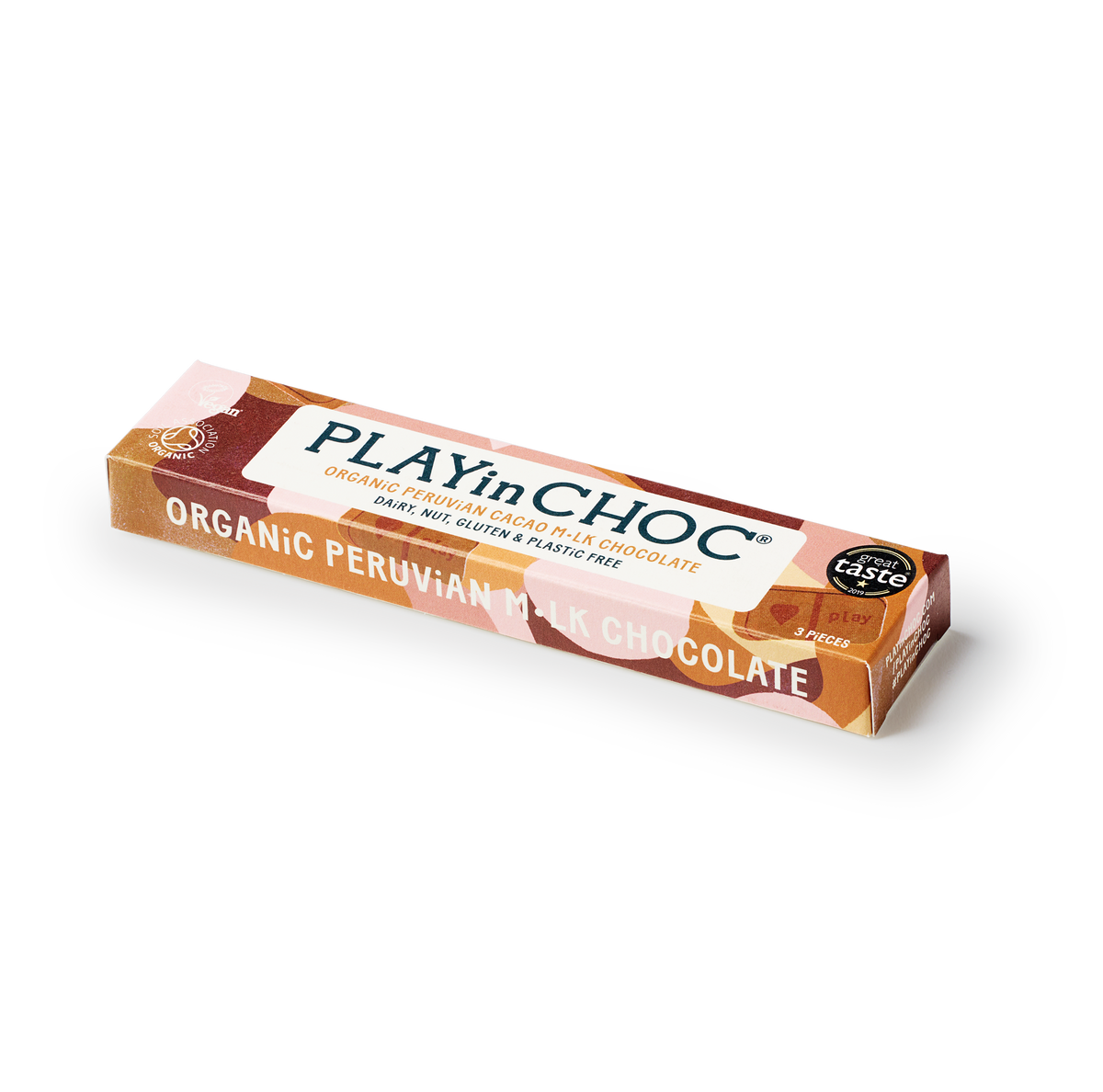 JustChoc Box | 3 Piece Vegan Peruvian Cacao Milk Chocolate Bar – PLAYin ...